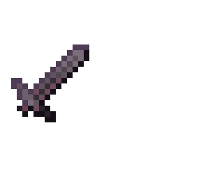 Netherite Sword (not invisible white skin) | Minecraft Skin