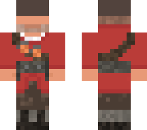 Red Soldier TF2 | Minecraft Skin