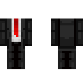 Suit template red tie | Minecraft Skin