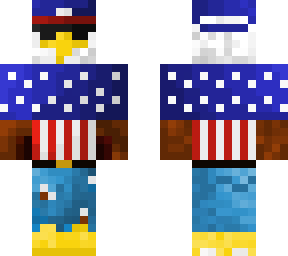 What is a kilometer!! The most patriotic skins ever | Minecraft Skin