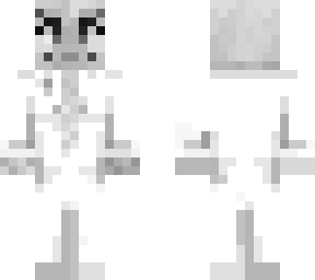 Black and White Dust | Minecraft Skin