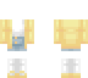 Cutesy Cardigan OB 1.8 Subtle Yellow | Minecraft Skin