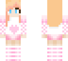 cute pink girl | Minecraft Skins