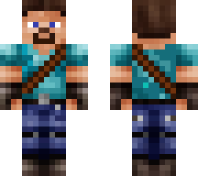 Realistic Steve (Without Sword) | Minecraft Skin