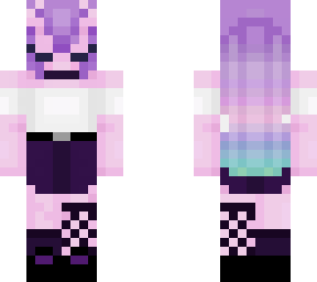 Blebby in a ponytail | Minecraft Skin