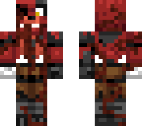 bloody foxy | Minecraft Skin