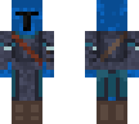 custom blue warden skin | Minecraft Skin