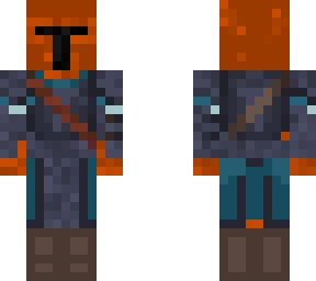 custom orange warden | Minecraft Skin