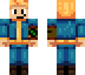 fallout vault-boy | Minecraft Skin