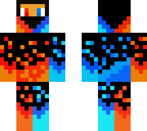 ice and fire | Minecraft Skins