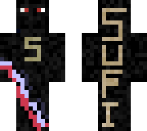 Mr Sufi extreme iconic black | Minecraft Skin
