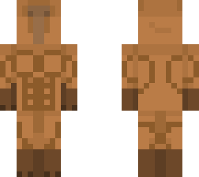 Muscular capybara | Minecraft Skin