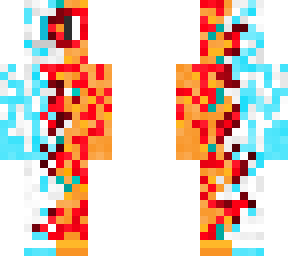 fire and ice | Minecraft Skins