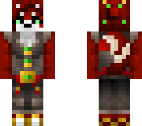 Red Pandaren | Minecraft Skin