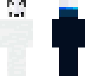 RGB white wolf | Minecraft Skin