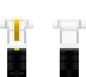 School starts on January 11 yellow tie | Minecraft Skin