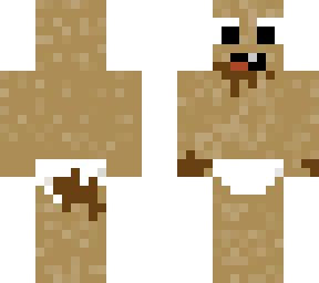 baby poop fart eat | Minecraft Skin