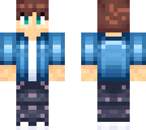cool blue boy | Minecraft Skins