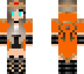 Nether Princess Kim | Minecraft Skin