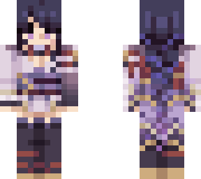 raiden shogun | Minecraft Skins