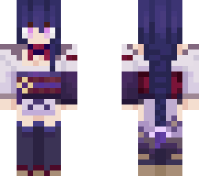 raiden shogun | Minecraft Skins