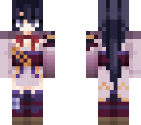 raiden shogun | Minecraft Skins