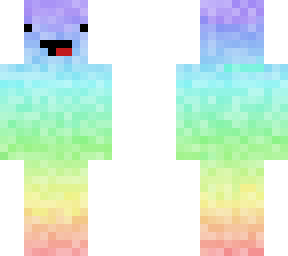 Rainbow Noob | Minecraft Skin