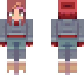 Ashley skin from until dawn | Minecraft Skin