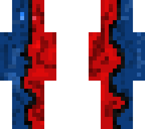 blue and red | Minecraft Skins