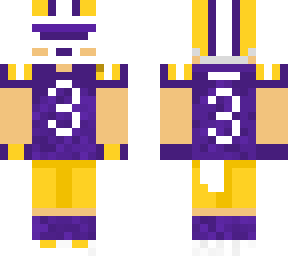 LSU Color | Minecraft Skin