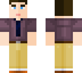 skin basica camisa morada | Minecraft Skin