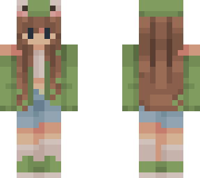 frog girl | Minecraft Skins