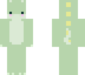 Little Green Dino!! | Minecraft Skin