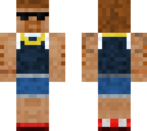 Mullet man | Minecraft Skin