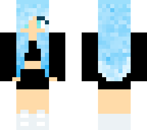 pretty semi-emo girly | Minecraft Skin