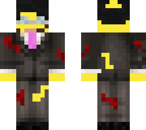 Yellow poop man in Suit | Minecraft Skin