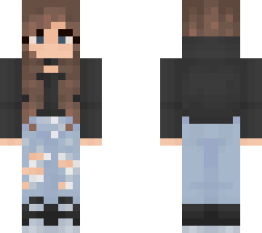 black hoodie | Minecraft Skins