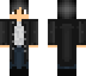 black trench coat | Minecraft Skins