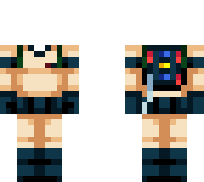 Ghost Buster Skin Template | Minecraft Skin