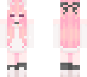 pink cat girl | Minecraft Skins