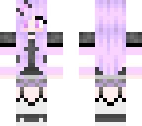 cute purple girl | Minecraft Skins