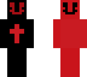 red and black | Minecraft Skins