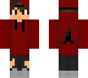 Red hoodie | Minecraft Skin
