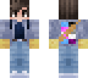 Steve from stranger things | Minecraft Skin