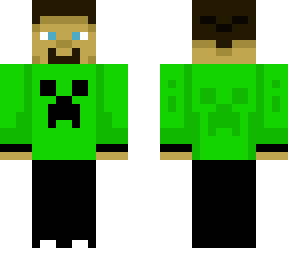 Steve with Minecraft Merch | Minecraft Skin