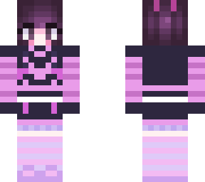 vtuber menhera comfy girl minecraft skin | Minecraft Skin