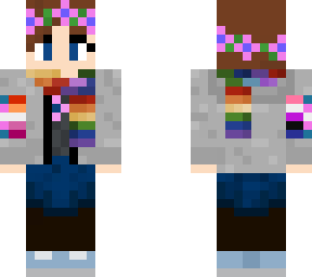 My Skin with 3 pride flags | Minecraft Skin