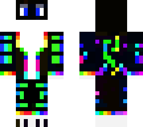 Rainbow Wolf | Minecraft Skin