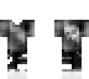 She ghosted me || Emo E-Boy Skull Base | Minecraft Skin