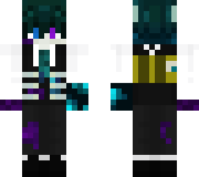 warden bartender base with flux corruption | Minecraft Skin